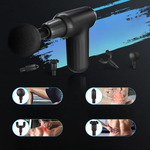 Muscle Massage Gun with 4 Heads FH-820 – KSA DROP