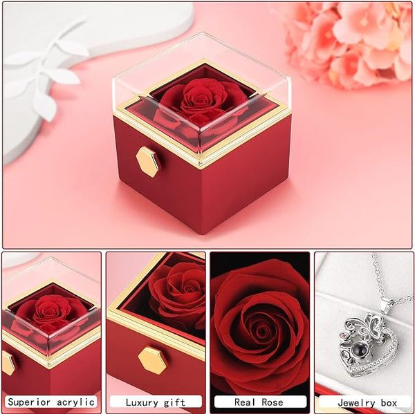 Rotating Rose Gift Box – KSA DROP